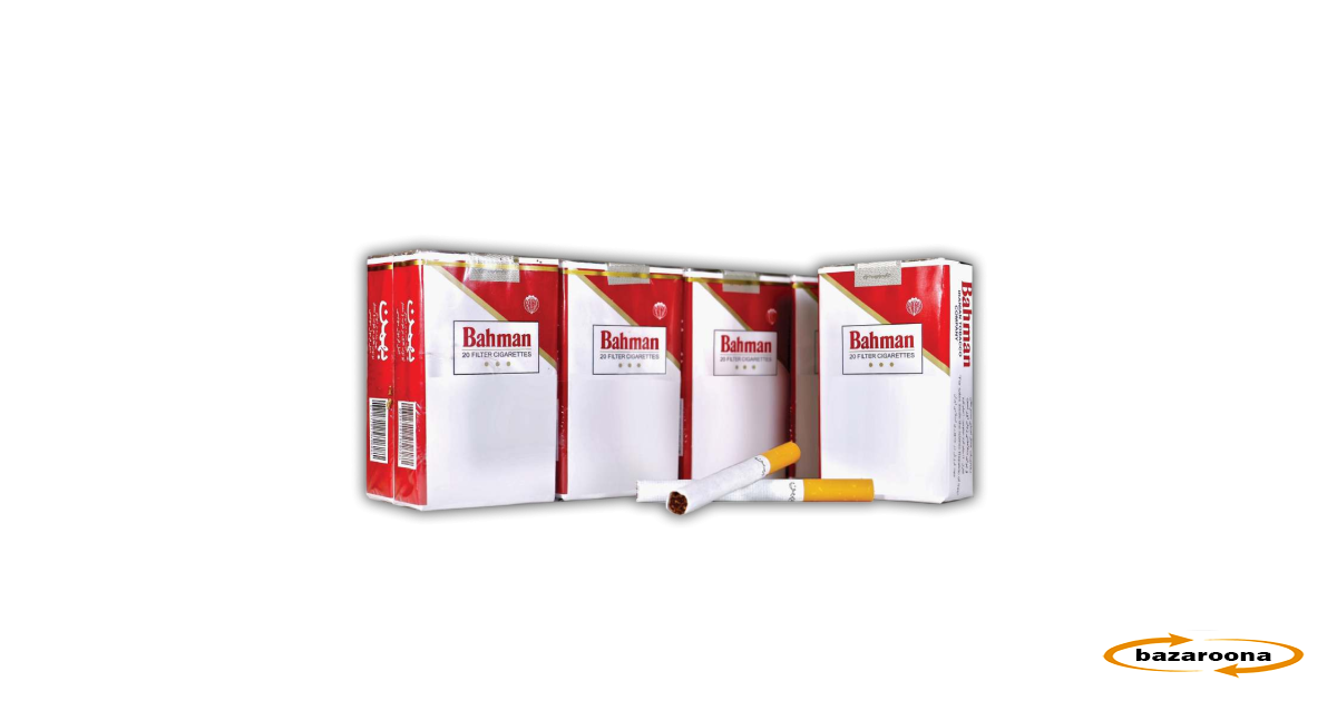 Red Bahman Tobacco Cigarette | Bazaroona.com B2B